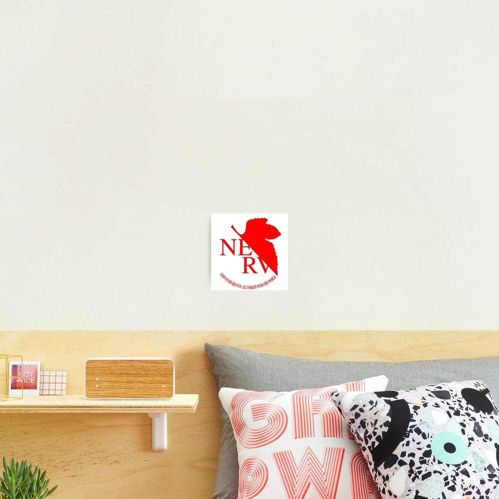 "Nerv Logo, Neon Genesis Evangelion" Photographic Print by imposibear ...