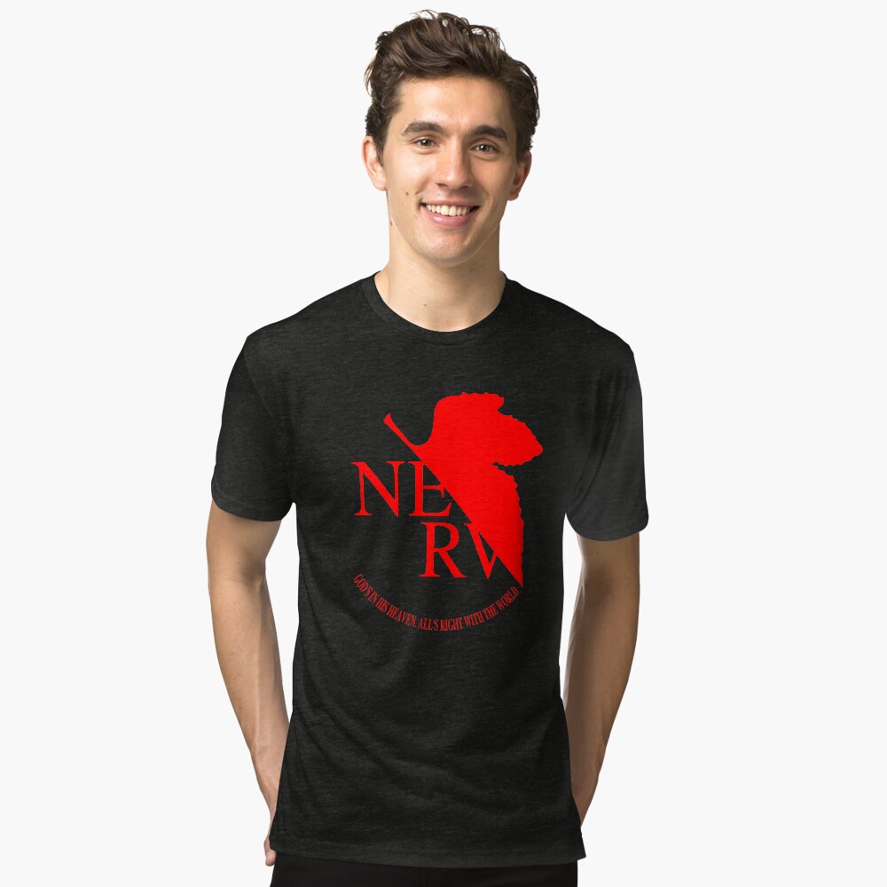 "Nerv Logo, Neon Genesis Evangelion" T-shirt for Sale by imposibear ...