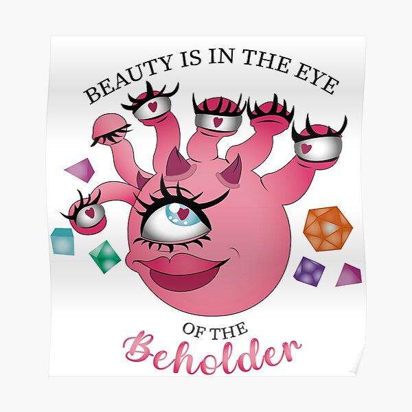 "Cute Beholder Dungeons And Dragons" Poster for Sale by TyrialArt ...
