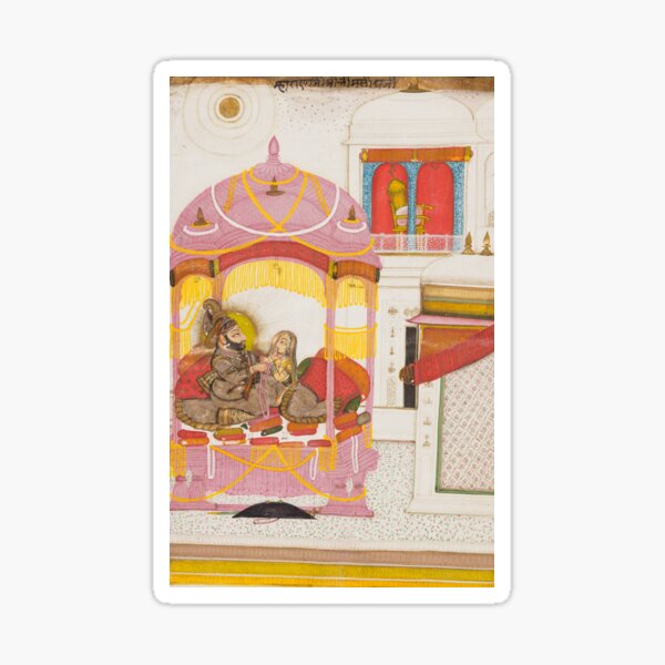 "Maharana Bhim Singh of Mewar" Sticker for Sale by HinduArtGallery ...