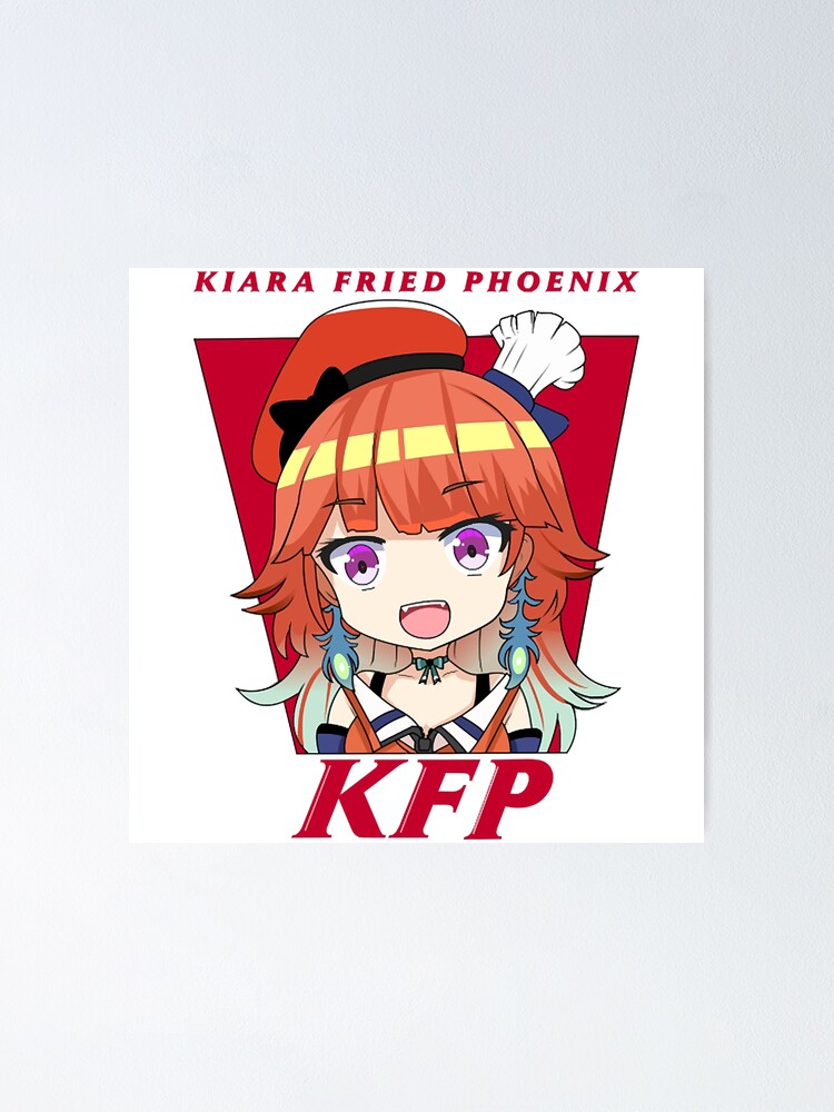 Póster «Hololive ES - Takanashi Kiara & quot; KFP - Kiara Fried Phoenix ...
