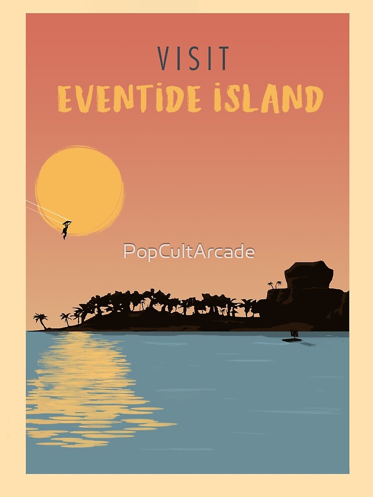 "Visit Eventide Island - Minimalist Travel Style - Video Game Art" Art ...