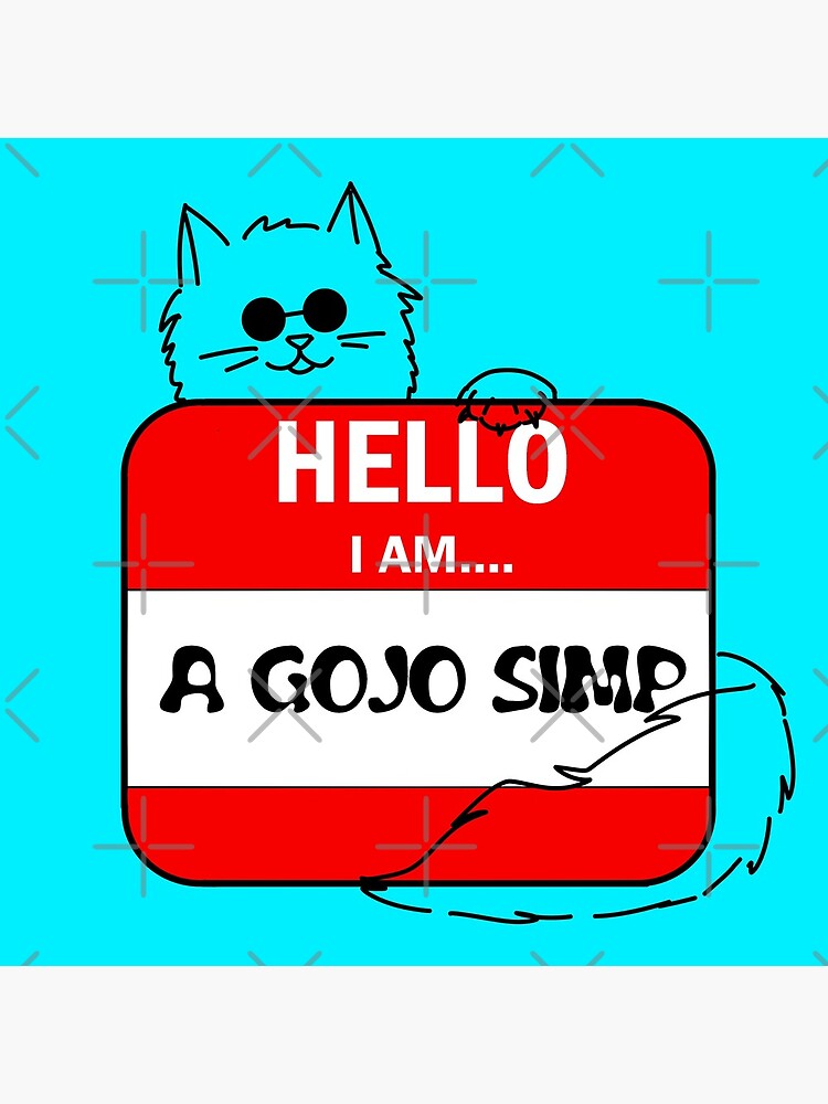 "I am A Gojo Simp" Poster for Sale by ADLX | Redbubble