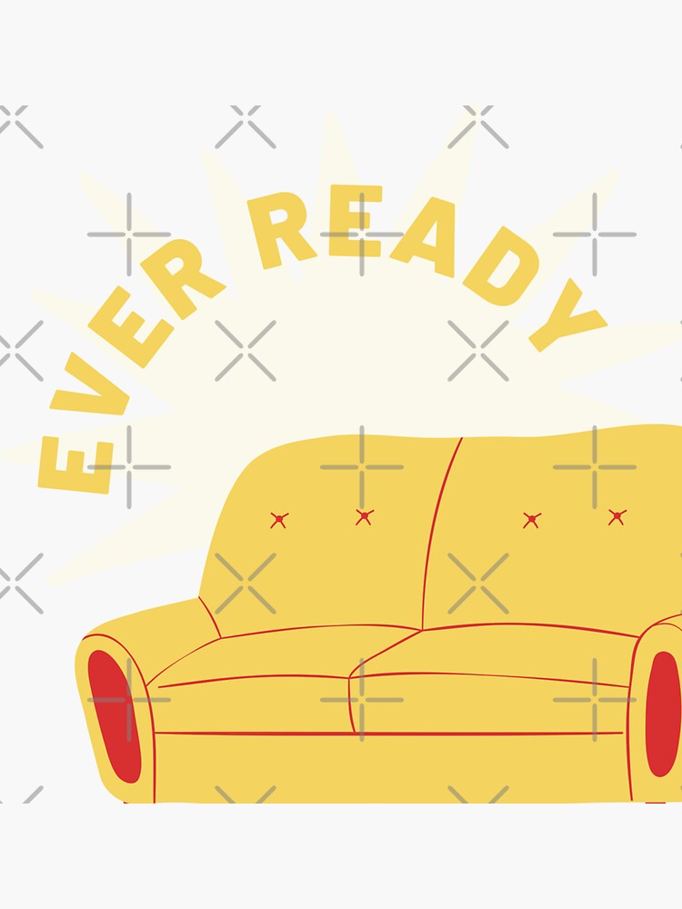 "ever ready sticker" Sticker for Sale by ParaySticker | Redbubble