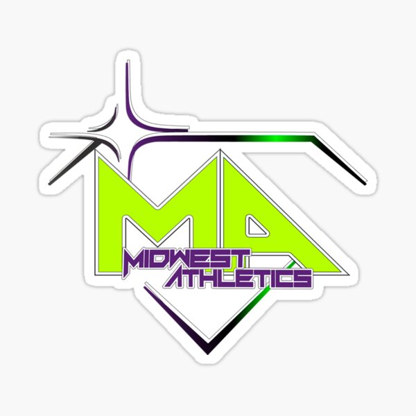 "MA" Sticker by dmuniquedesigns | Redbubble