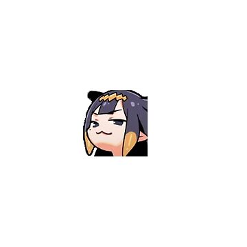 "Ina'nis Ninomae Smug Emote" Sticker for Sale by i-Culture | Redbubble
