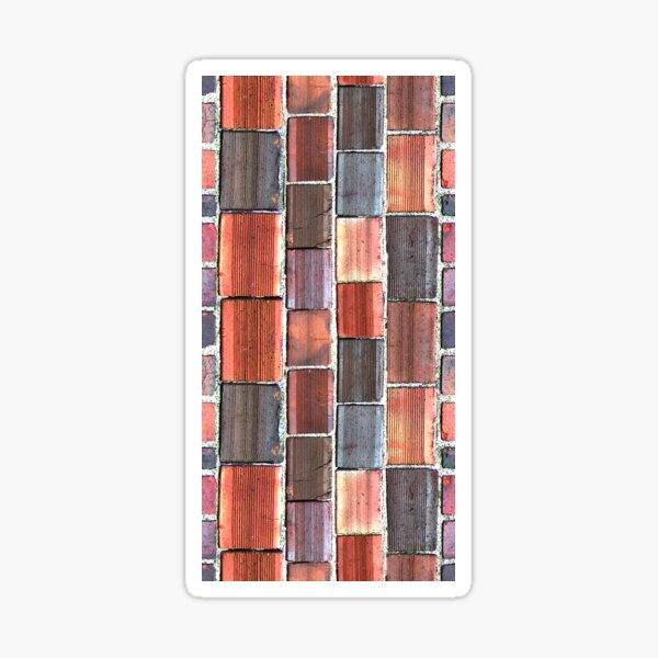 "Hand Crafted Bricks" Sticker for Sale by KandisGphotos | Redbubble