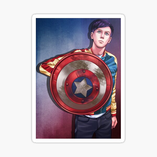 "Captain Lester" Sticker by berrimelon | Redbubble