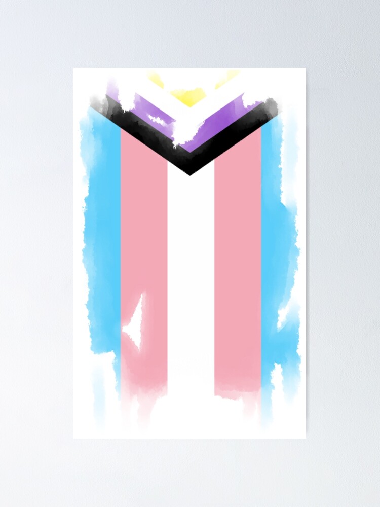 "Trans non-binary" Poster for Sale by mangajag | Redbubble
