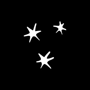 "Three stars" Sticker for Sale by RafaTakami | Redbubble