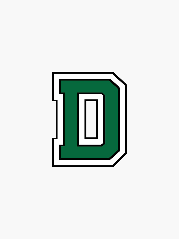 "Dartmouth "D" logo" Sticker for Sale by Madpad16 | Redbubble