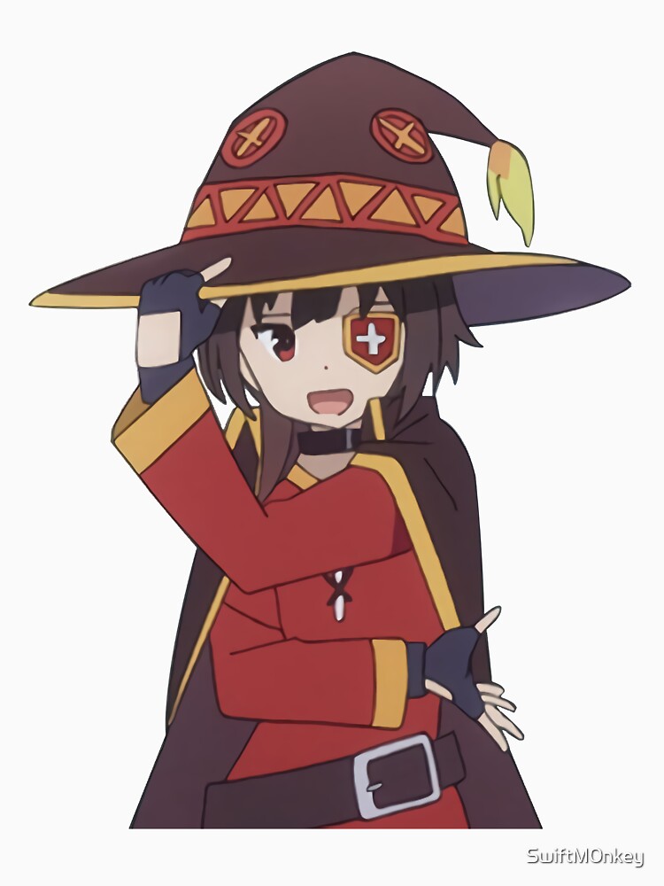 "Megumin" T-shirt for Sale by SwiftM0nkey | Redbubble | megumin t ...