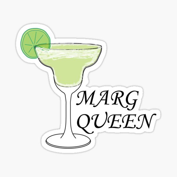"Marg Queen" Sticker for Sale by HungryTeez | Redbubble