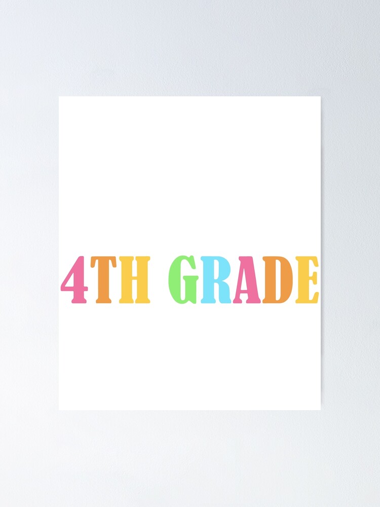 "team 4th grade" Poster by JohnyHow | Redbubble