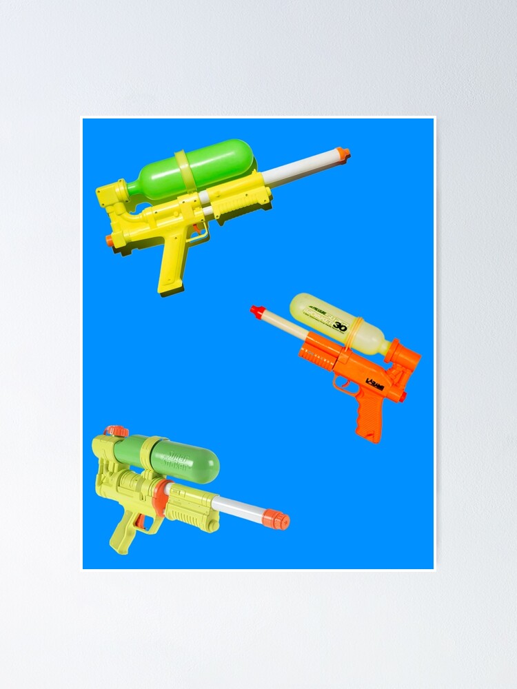 "Super Soaker Collection" Poster for Sale by Double-Ghost | Redbubble