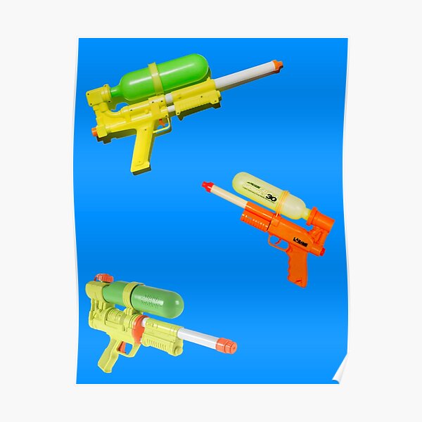 "Super Soaker Collection" Poster for Sale by Double-Ghost | Redbubble
