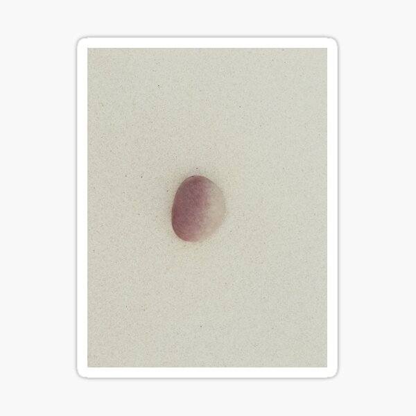 "The center, the focal point, zen beach stone" Sticker by mrMaarten ...