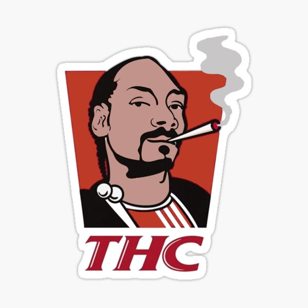 "THC - Snoop Dogg - KFC Colonel" Sticker for Sale by pawzdesign | Redbubble