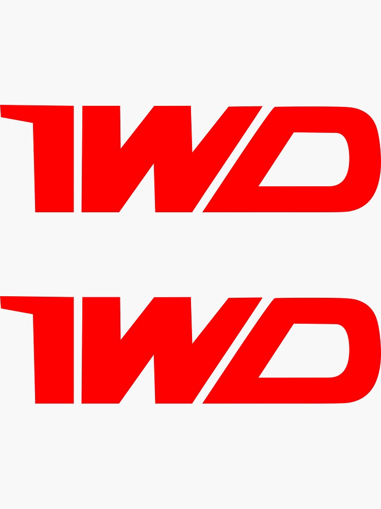 "1WD Sticker Pack - Red" Sticker for Sale by ExpertsOnly | Redbubble
