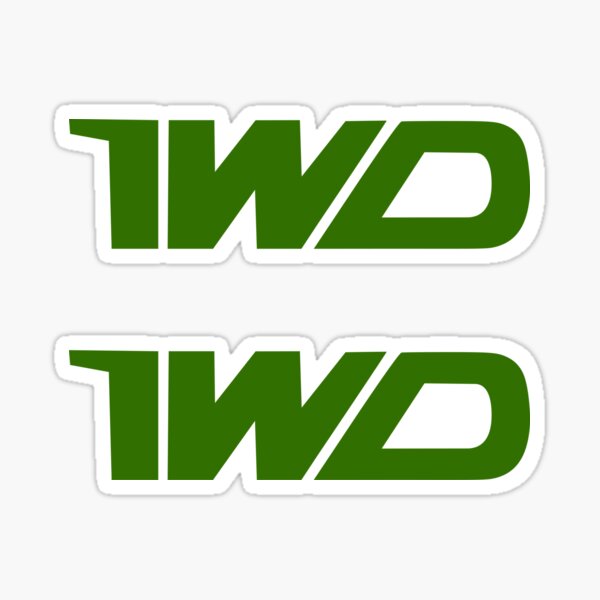 "1WD Sticker Pack - Forest Green" Sticker for Sale by ExpertsOnly ...