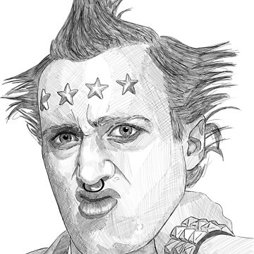 "The Young Ones Vyvyan Portrait" Sticker for Sale by steve700 | Redbubble