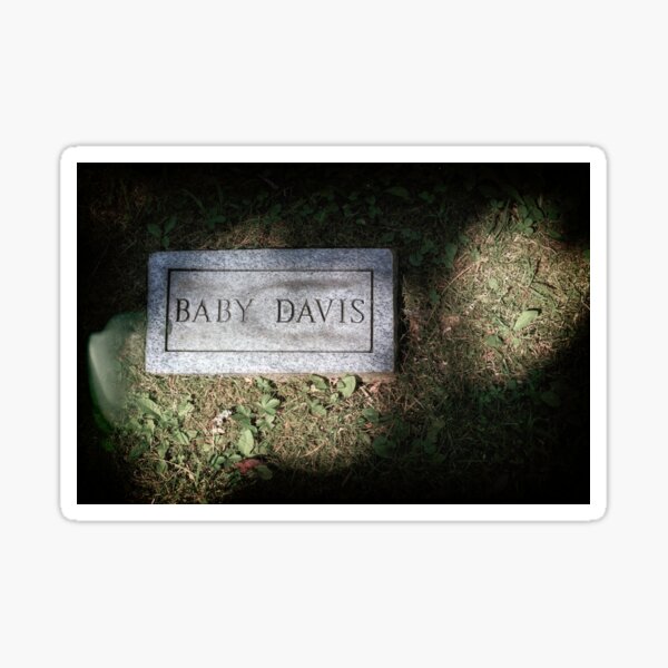 "Baby Davis" Sticker for Sale by butterbean57 | Redbubble