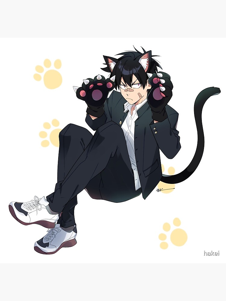"Cat Boi" Poster by hakei | Redbubble
