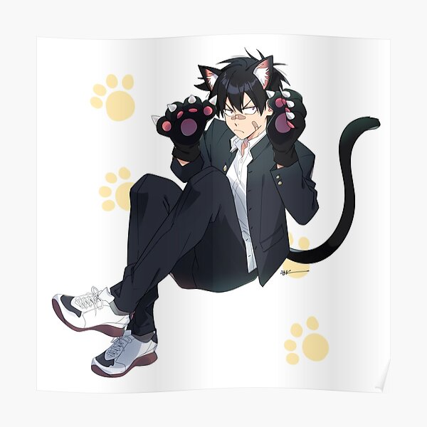 "Cat Boi" Poster by hakei | Redbubble