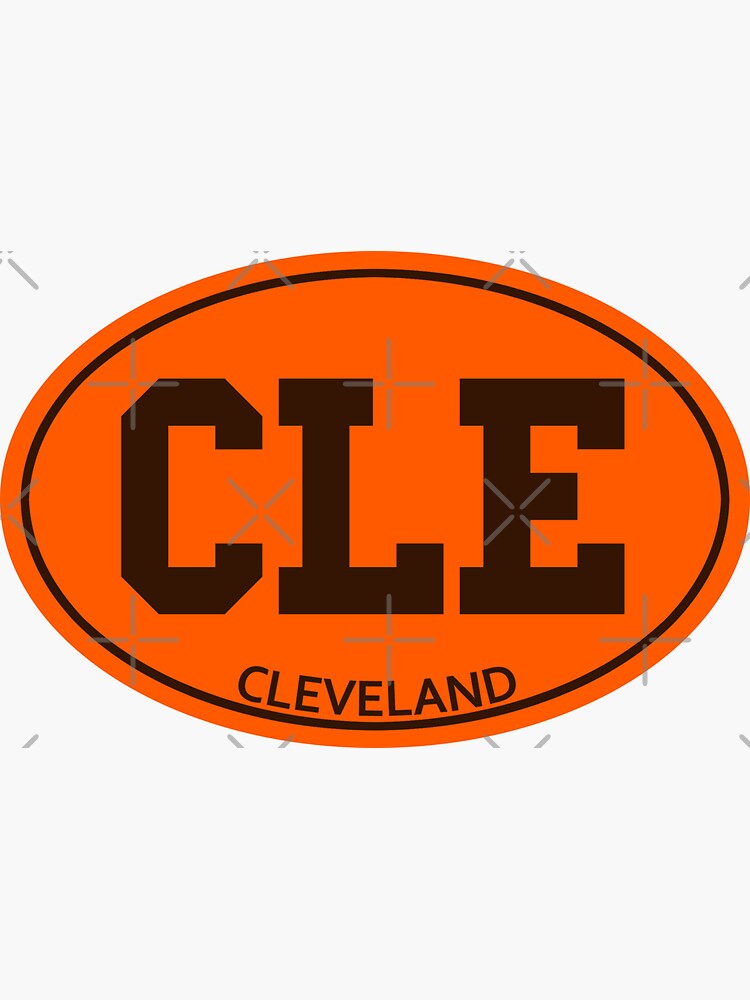 "CLE - EURO STICKER" Sticker for Sale by cpinteractive | Redbubble