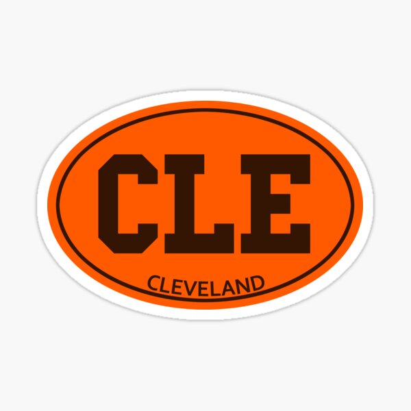 "CLE - EURO STICKER" Sticker for Sale by cpinteractive | Redbubble