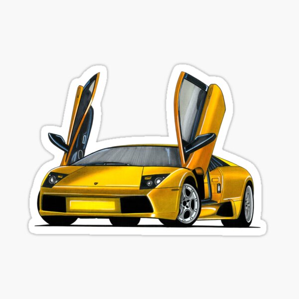 "Italian exclusive V12 hypercar" Sticker for Sale by 23ARTS | Redbubble