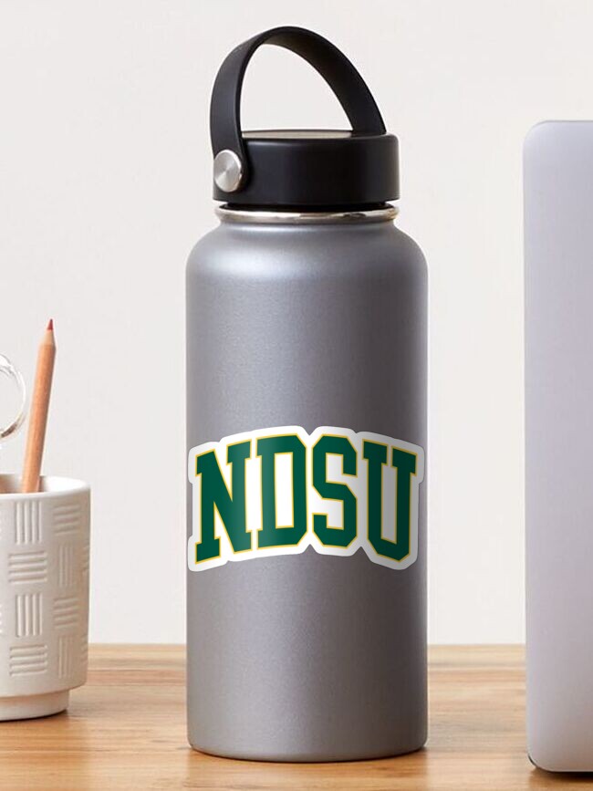 "ndsu - college font curved" Sticker for Sale by scollegestuff | Redbubble