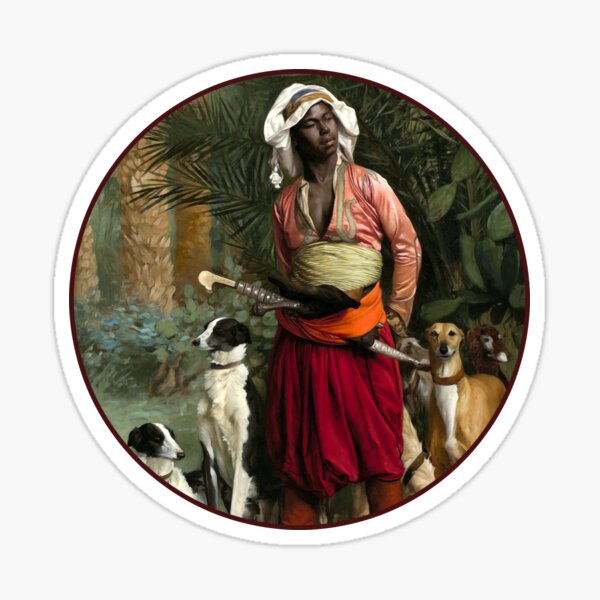 "Master of the Hounds by Gerome" Sticker for Sale by academic-art ...