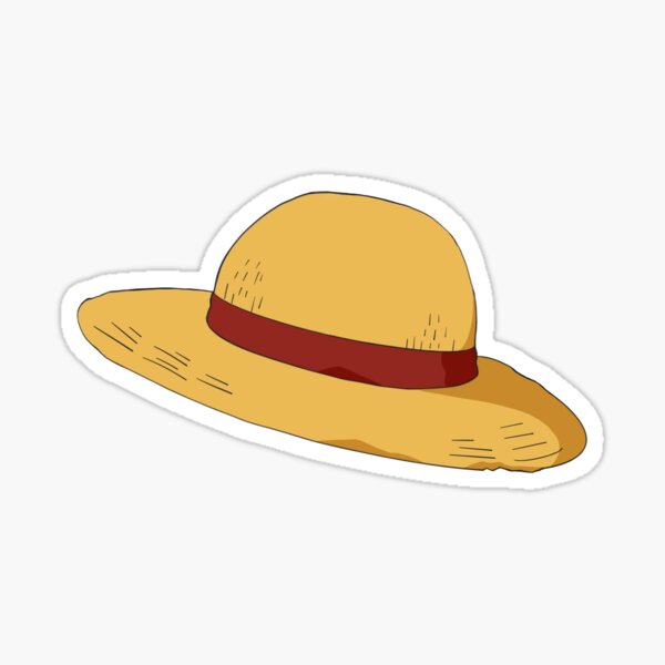 "One Piece | Luffy Straw Hat" Sticker by ValerasClothing | Redbubble