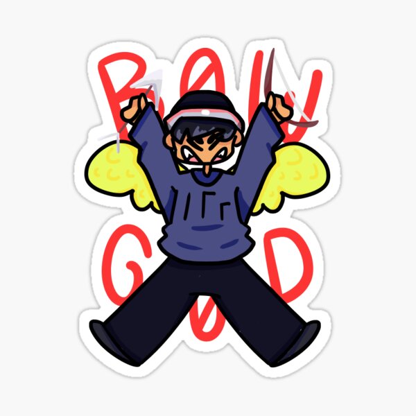 "Quackity "Bow God"" Sticker by honeyrain | Redbubble