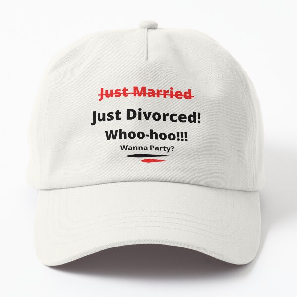 "Just Married - Divorced - Party?" Cap for Sale by RBCOOLSHOP | Redbubble