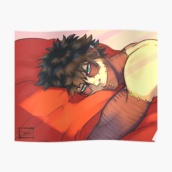 "Sleeping Dabi" Poster for Sale by SaphyrousArt | Redbubble