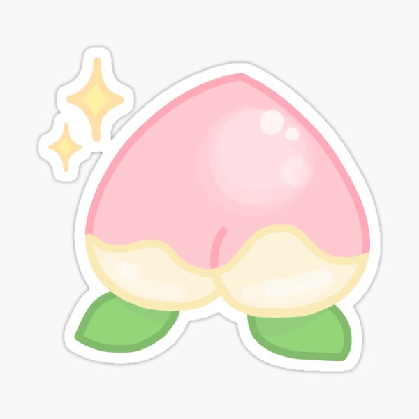 "ACNH Peach" Sticker for Sale by tinybwun | Redbubble