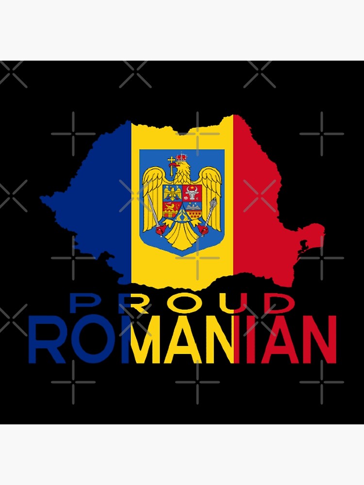 "Proud Romanian Coat Of Arms Flag Of Romania" Poster for Sale by JG0024 | Redbubble