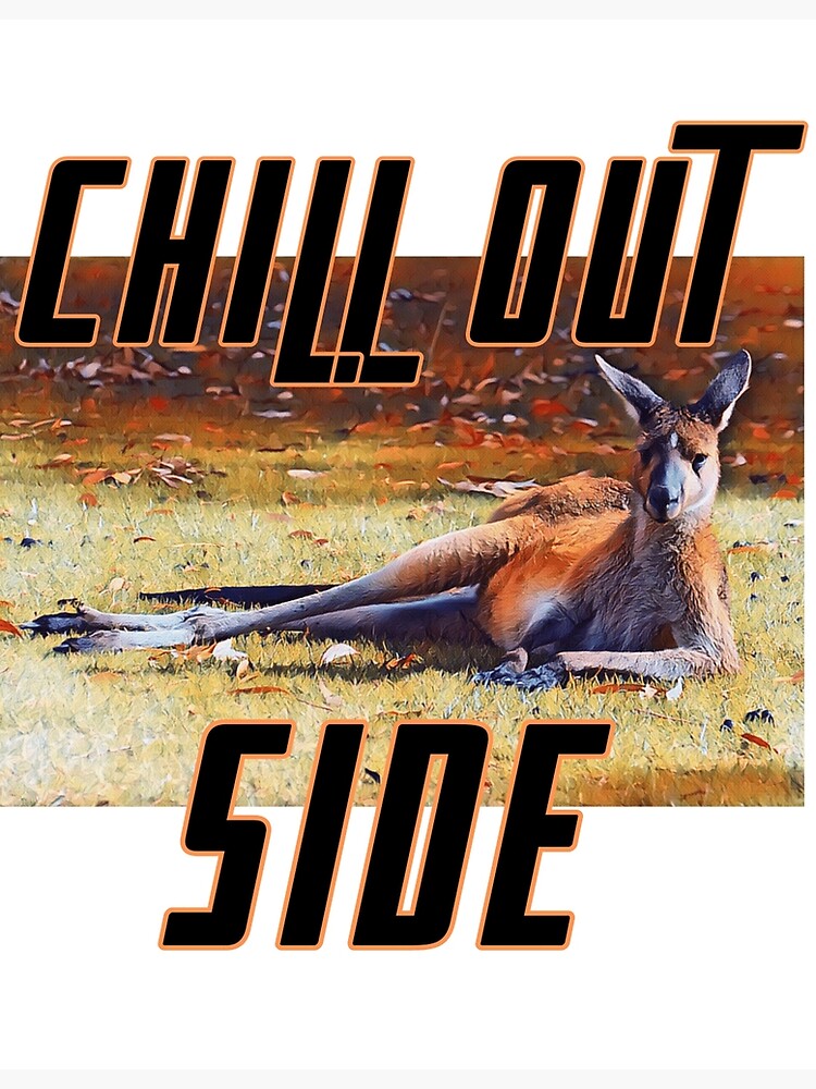 "Chill Outside Deer Design" Poster by DMTGRAPHICS | Redbubble