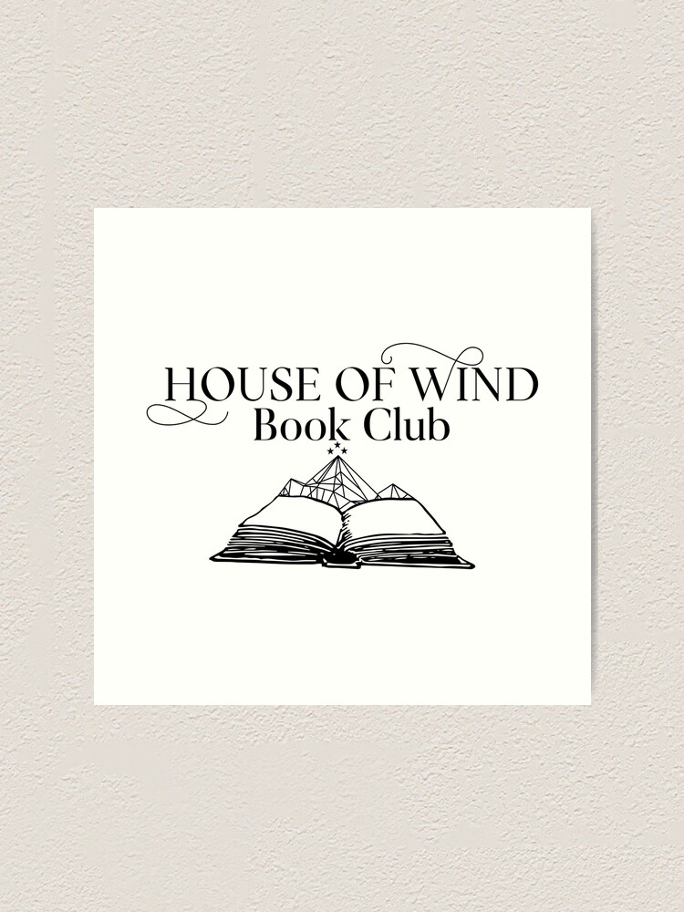 "House of Wind Book Club | A Court of Silver Flames" Art Print for Sale ...
