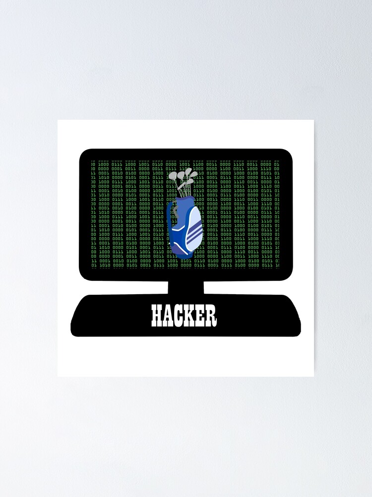 "Golf Hacker" Poster for Sale by TovenBay | Redbubble