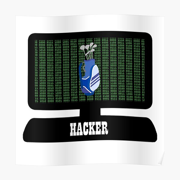 "Golf Hacker" Poster for Sale by TovenBay | Redbubble