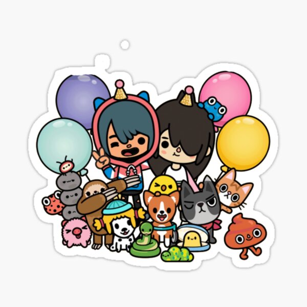 "Toca boca" Sticker for Sale by laourajane | Redbubble