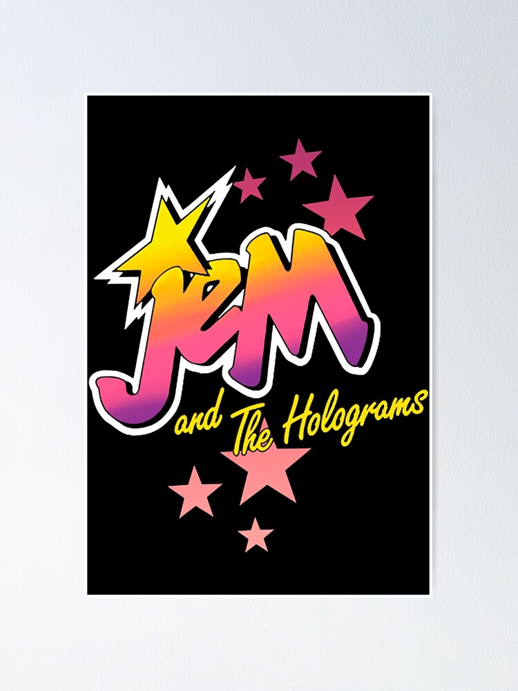 "Jem and The holograms logo " Poster for Sale by Karlyee16 | Redbubble