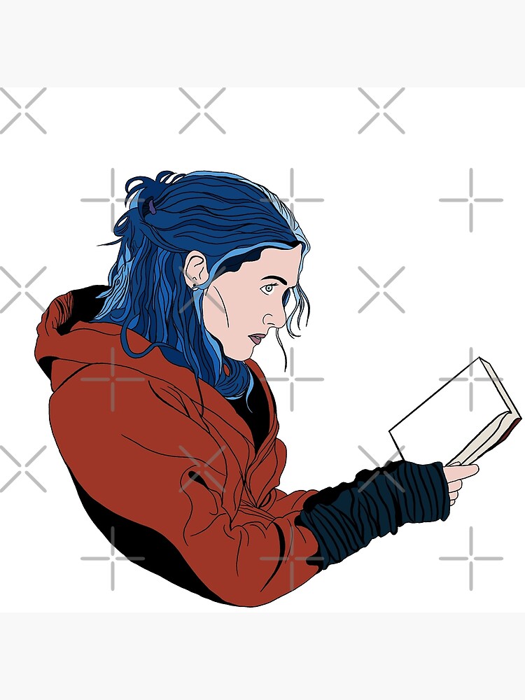 "clementine - blue ruin" Art Print for Sale by theartEroom | Redbubble