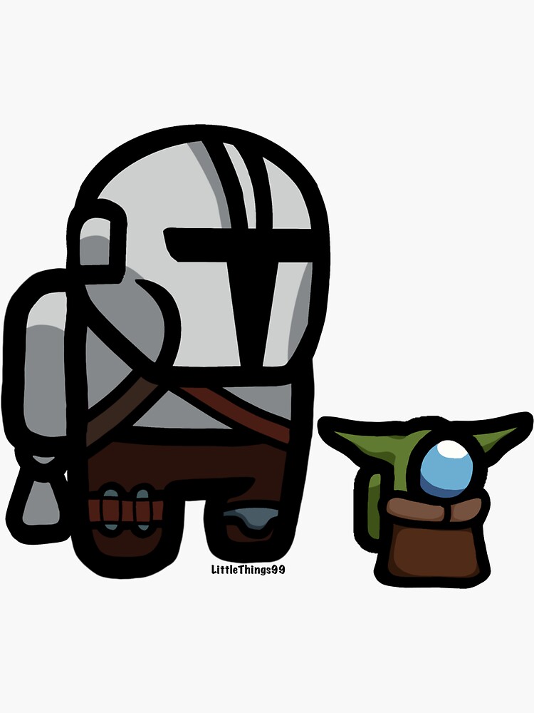 "Among Us Fun Silver" Sticker for Sale by LittleThings99 | Redbubble