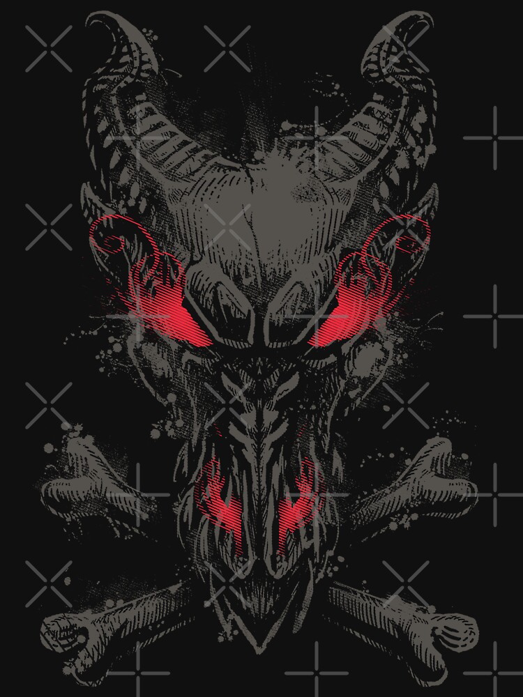 "All the powers of Hell - GREY AND RED" Lightweight Hoodie by ...