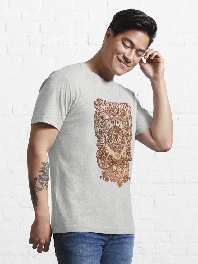 "STEAM" T-shirt for Sale by medusadollmaker | Redbubble | steampunk t ...