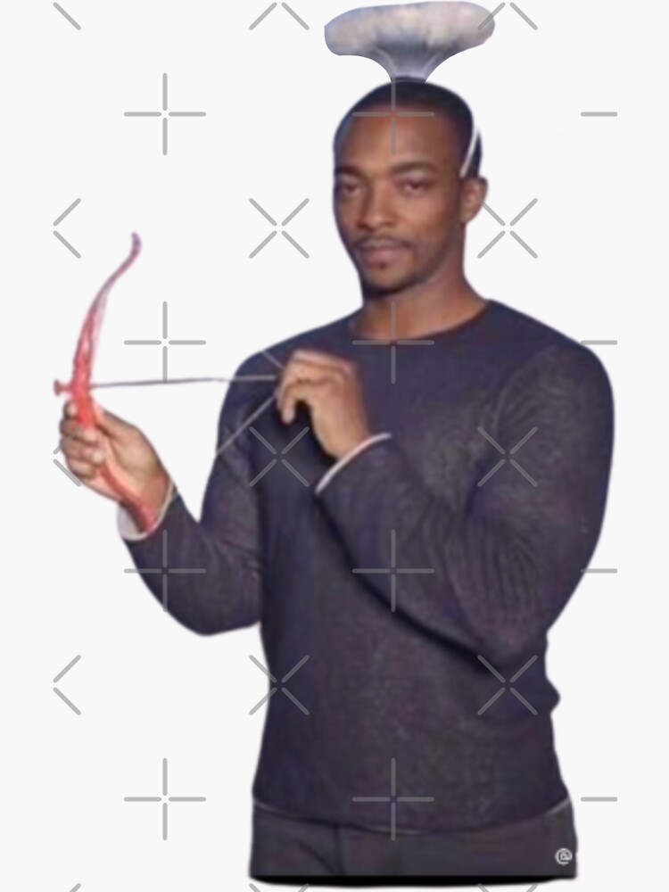 "Anthony Mackie X Cupid" Sticker for Sale by DinoMars | Redbubble